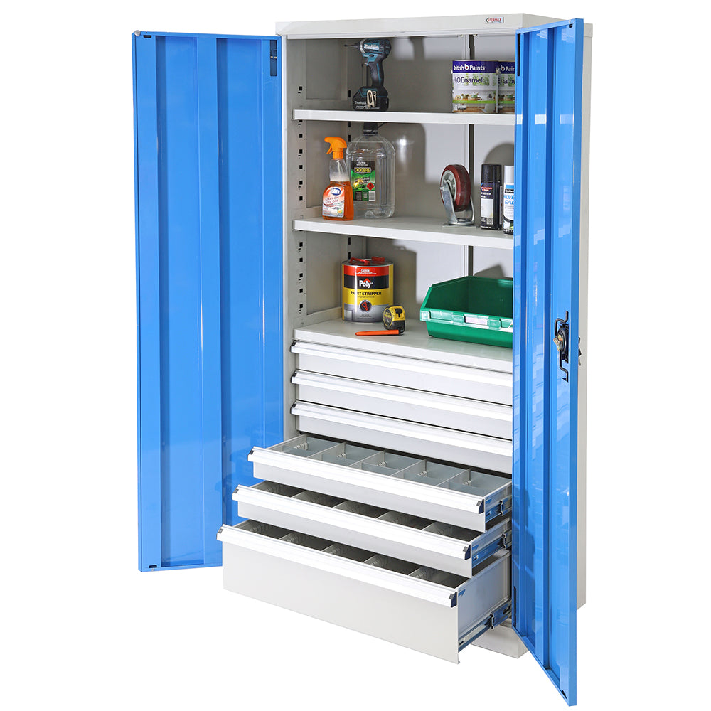 Heavy Duty Industrial Storage Cabinets 6 Drawer Cabinet — Stormax ...