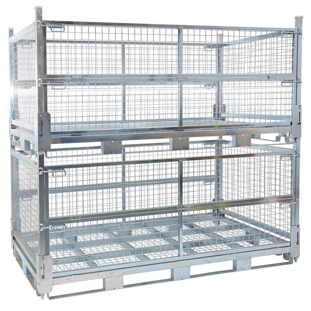 Double Width Storage Transport cage — Stormax Materials Handling Equipment